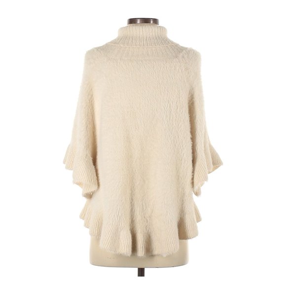 Akemi + Kin | Sweaters | Akemi Kin Turtleneck Sweaterponcho S Cream ...